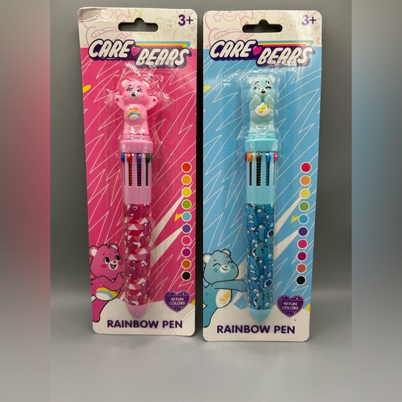 Care Bears | Office | Care Bears Color Rainbow Pen Set Cheer Bear And ...